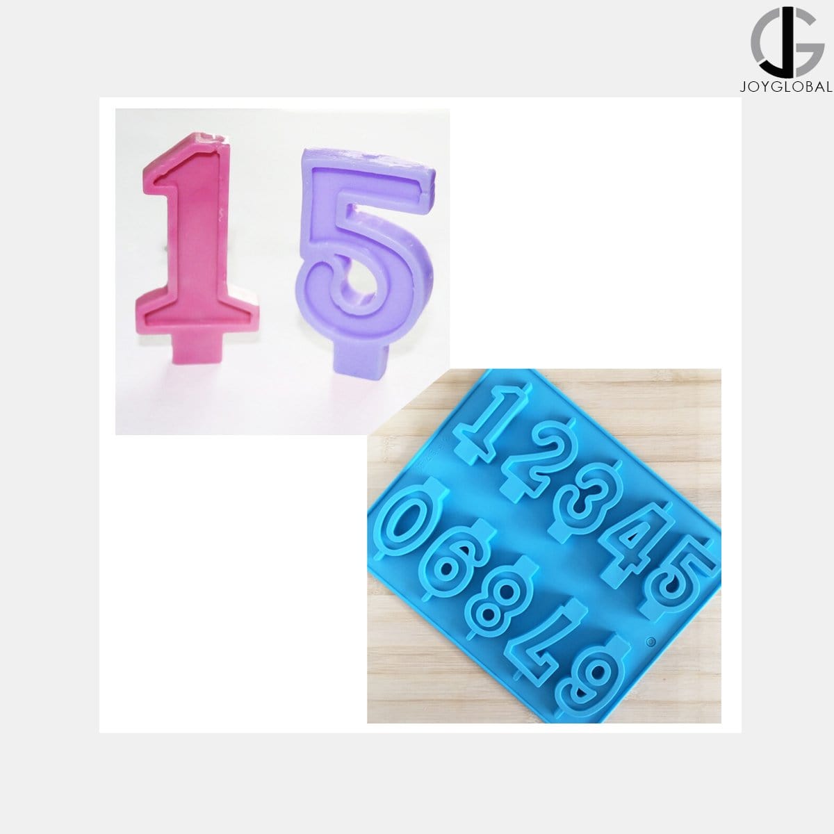 Silicone Numbers (0-9) Candle Mould– JoyGlobal