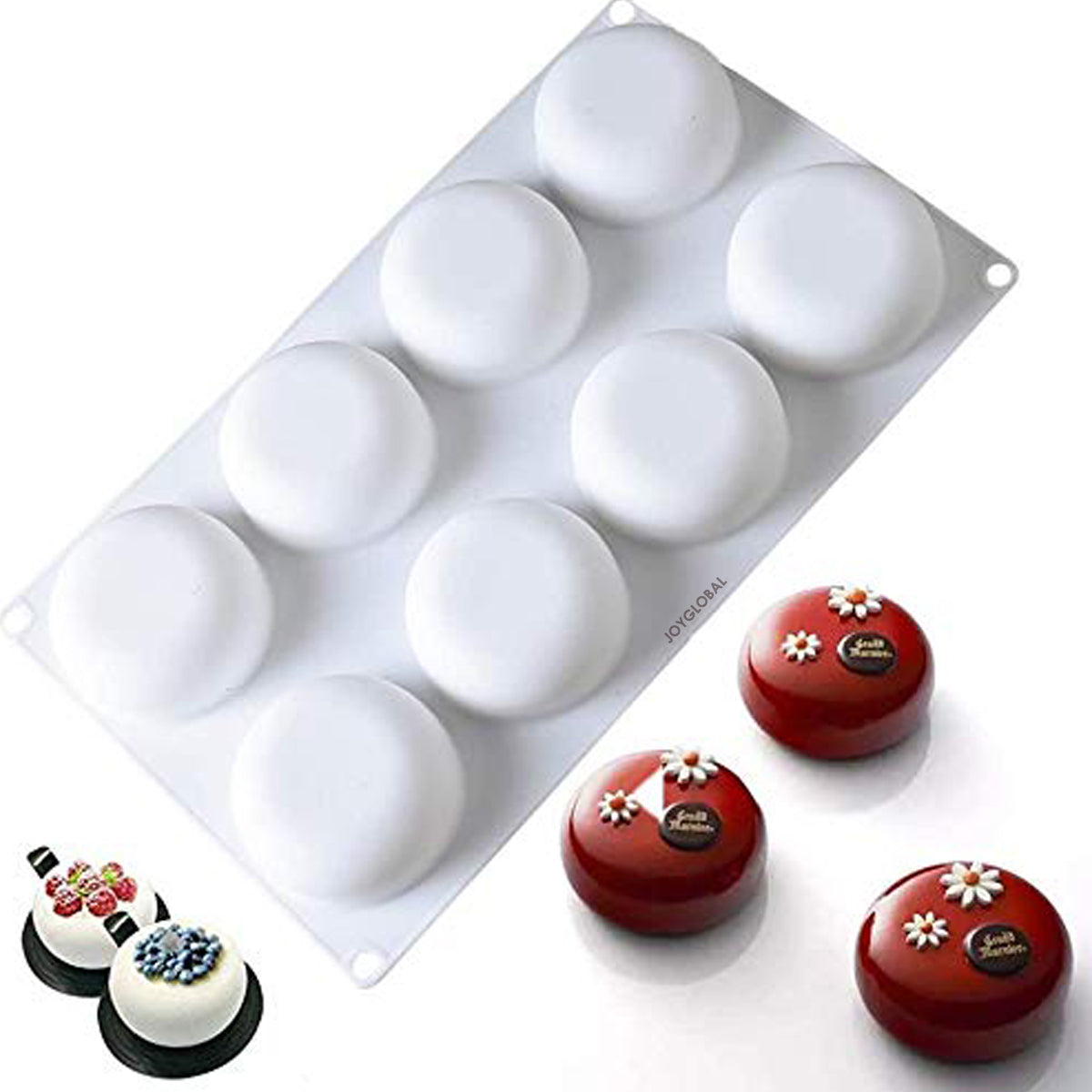 Silicone Convex Round Entremet Mould– JoyGlobal